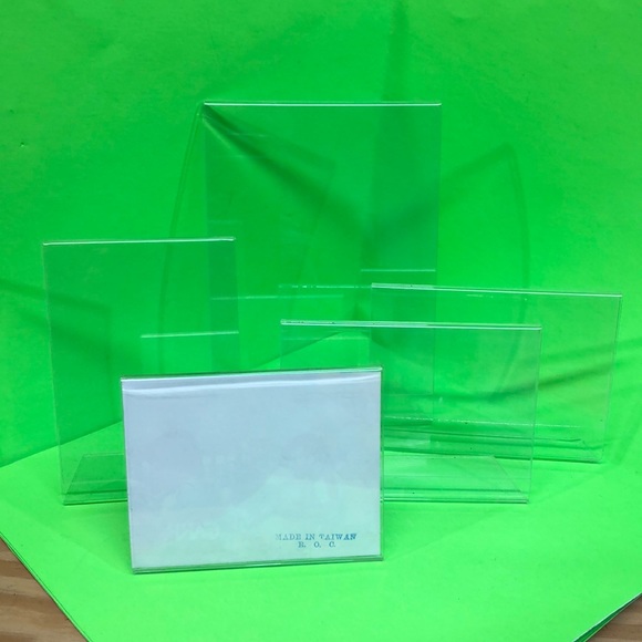 Accents | Slant Back Plastic Sign Holderspicture Frames | Poshmark